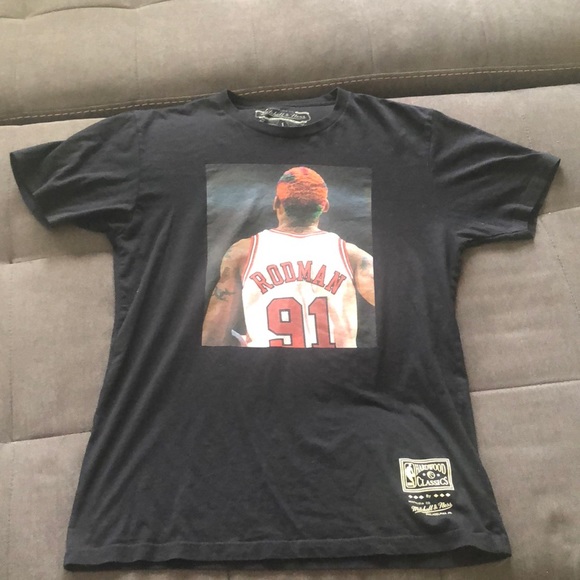 Shirts | Vintage Dennis Rodman Graphic Tee | Poshmark